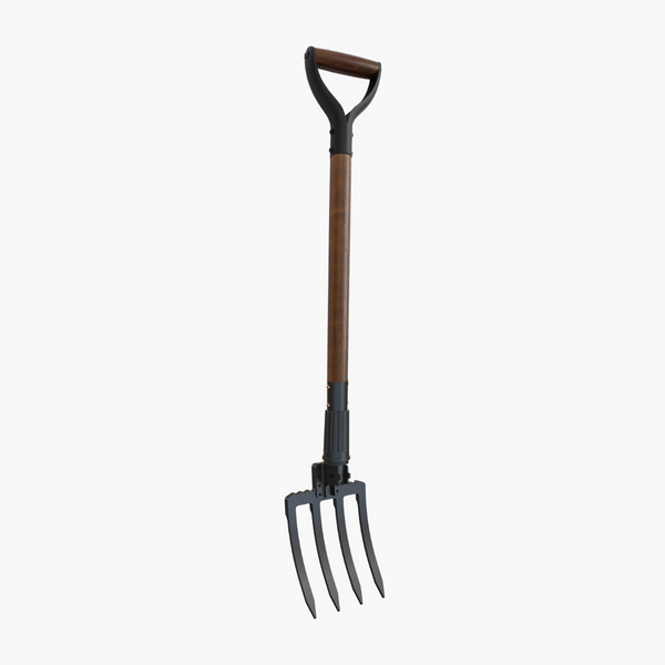 Barebones Folding Spading Fork - SymbiOp Garden Shop