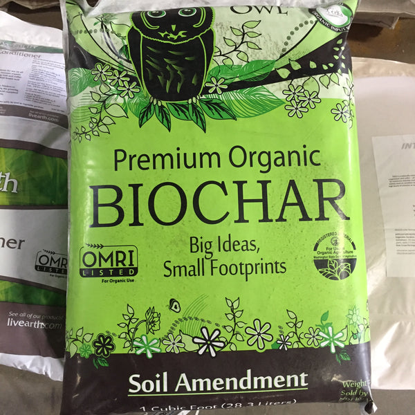 Black Owl BioChar Premium Raw - SymbiOp Garden Shop