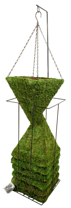 Supermoss Natural Moss Hanging Basket - SymbiOp Garden Shop