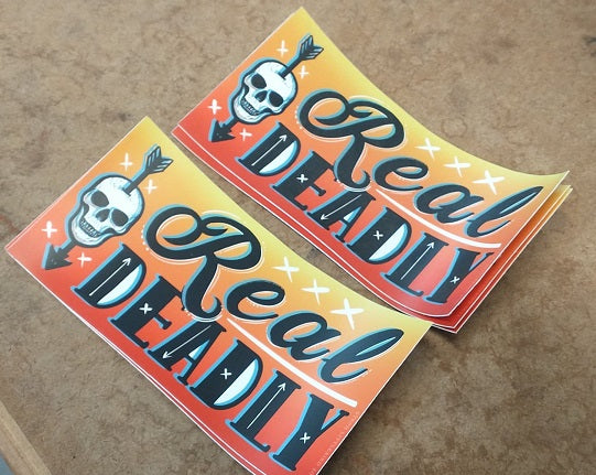 Steph Littlebird Deadly Bumper Stickers - SymbiOp Garden Shop